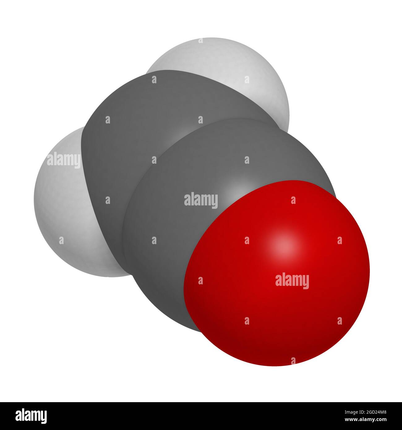 Ethenone or ketene molecule. 3D rendering Stock Photo - Alamy