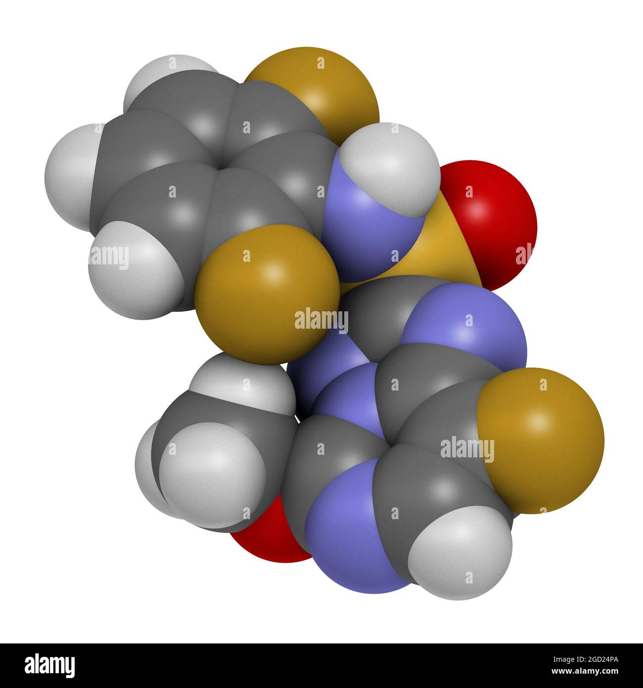 Florasulam herbicide molecule. 3D rendering Stock Photo - Alamy
