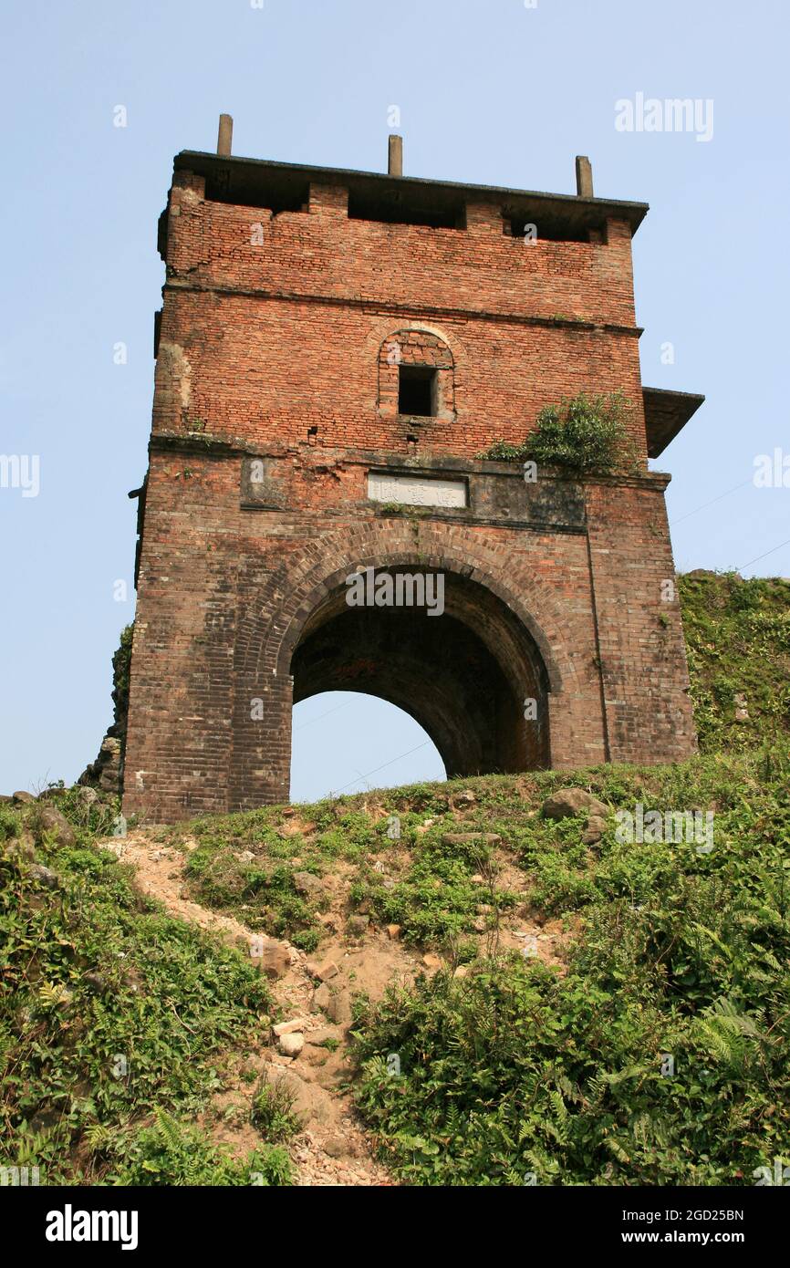 ruined brick fort (vietnam Stock Photo - Alamy