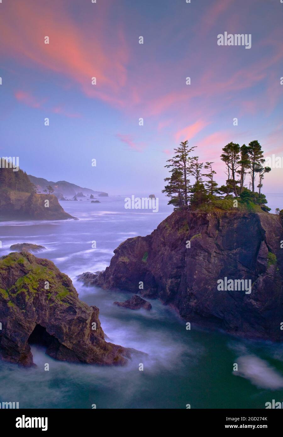 Oregon coast south of Natural Bridges Viewpoint, Samuel H. Boardman ...