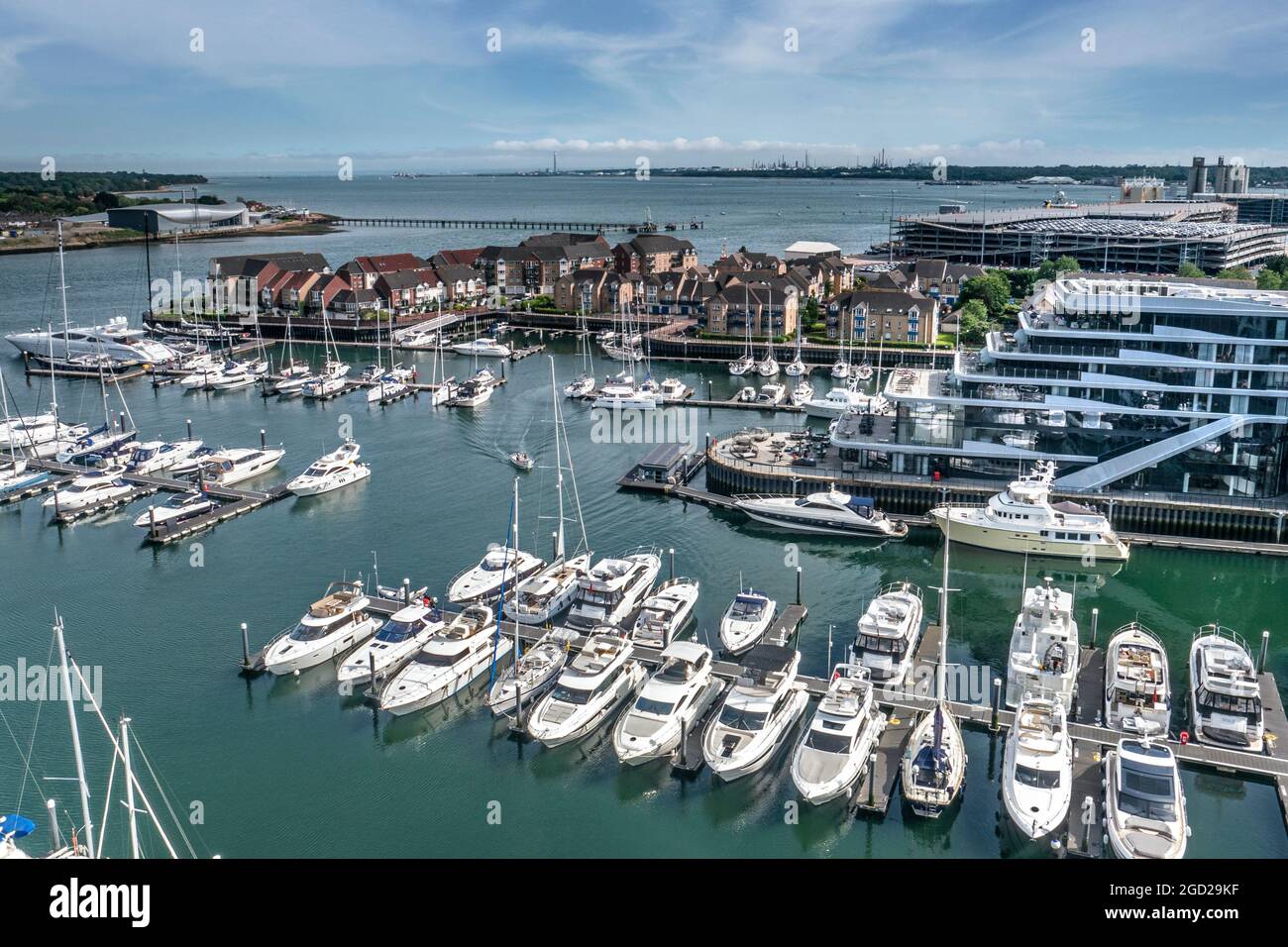 Ocean Village Southampton unique elevated view from Admirals Quay ...