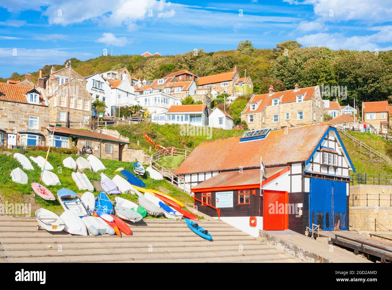 Runswick Bay, North Yorkshire, England. UK Stock Photo - Alamy