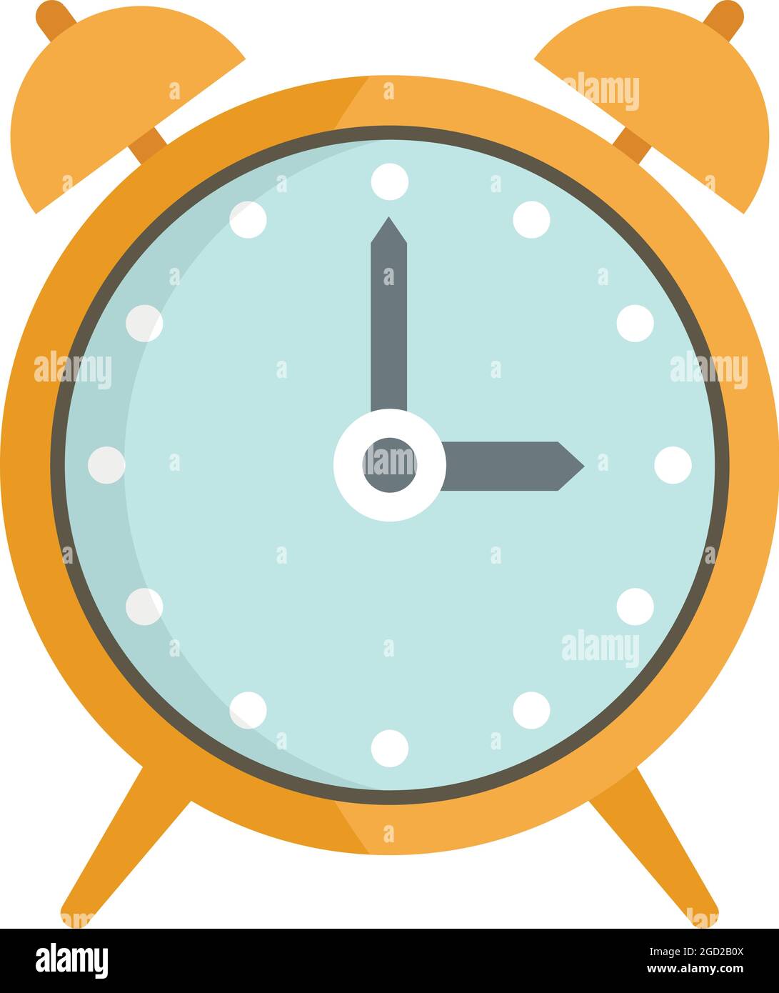 Alarm clock repair icon. Flat illustration of alarm clock repair vector ...