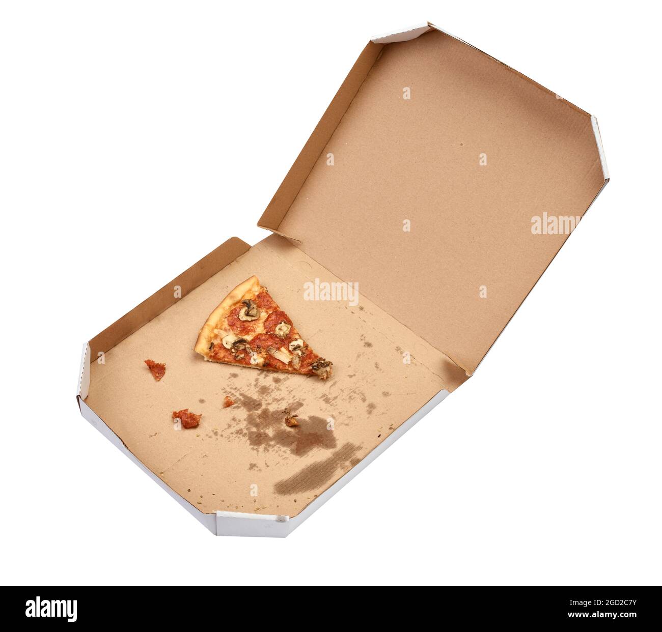 pizza box food cardboard delivery package meal dinner lunch Stock Photo ...