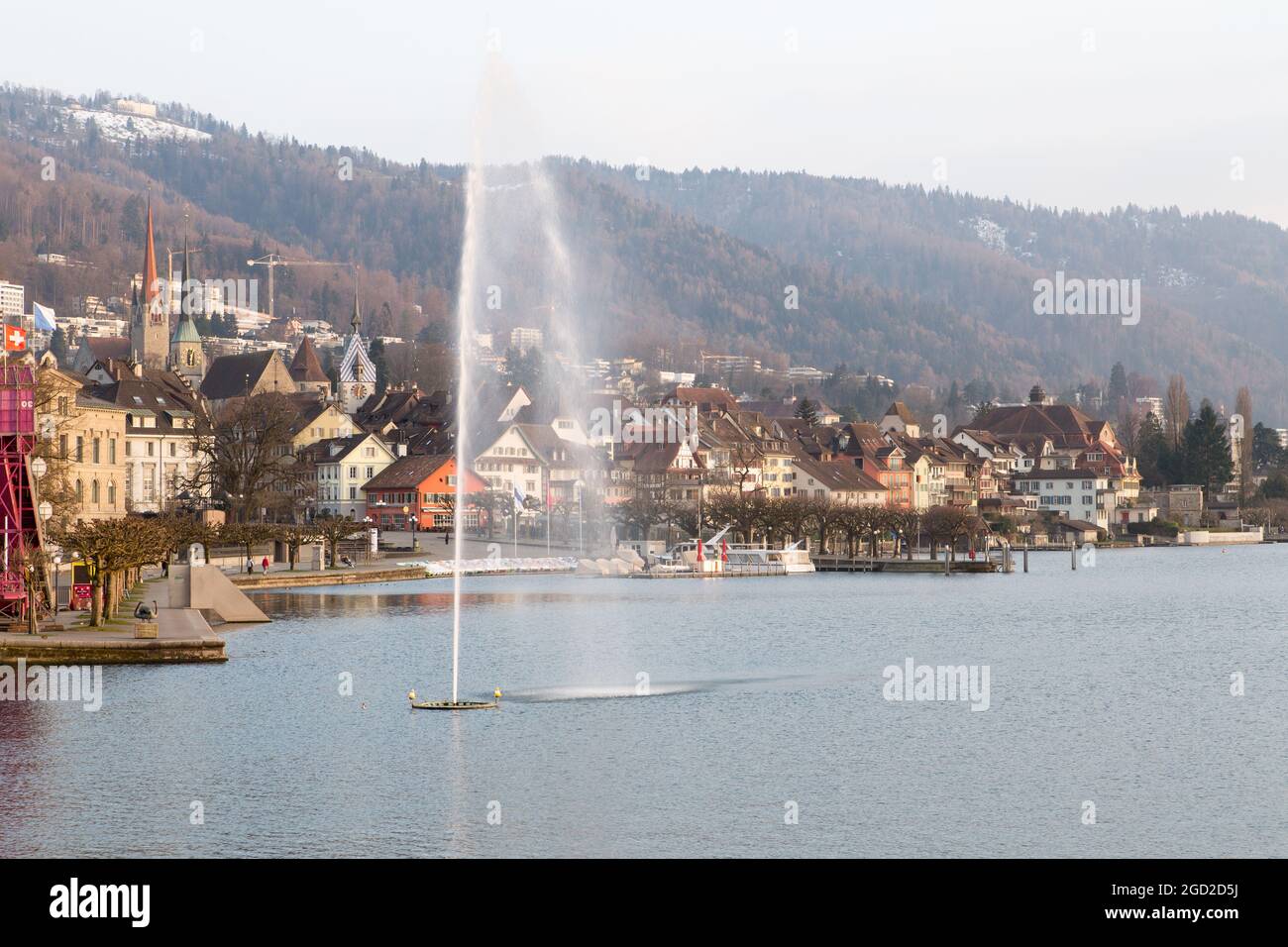 The famous Lake of Zug in Switzerland Stock Photo - Alamy