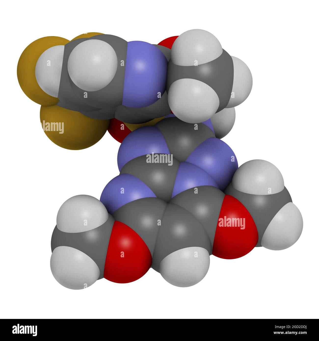 Pyroxsulam herbicide molecule. 3D rendering Stock Photo - Alamy