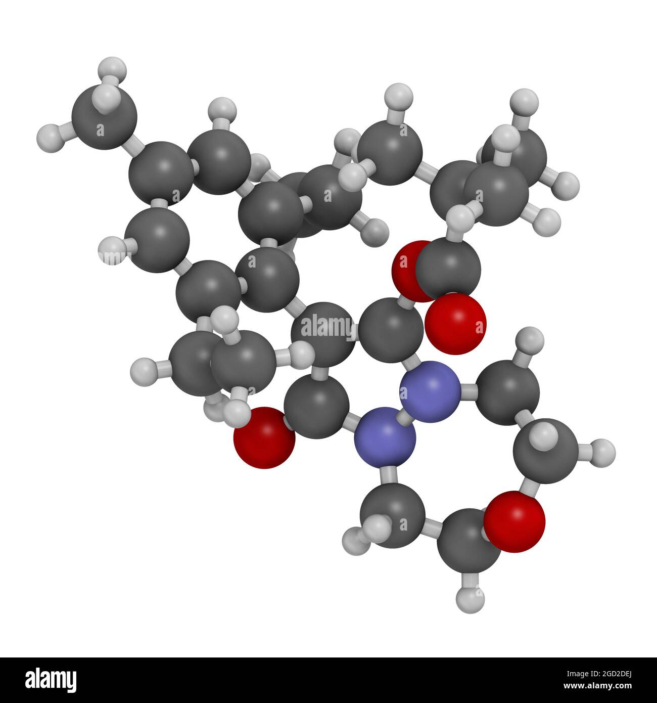 Pinoxaden herbicide molecule. 3D rendering Stock Photo - Alamy