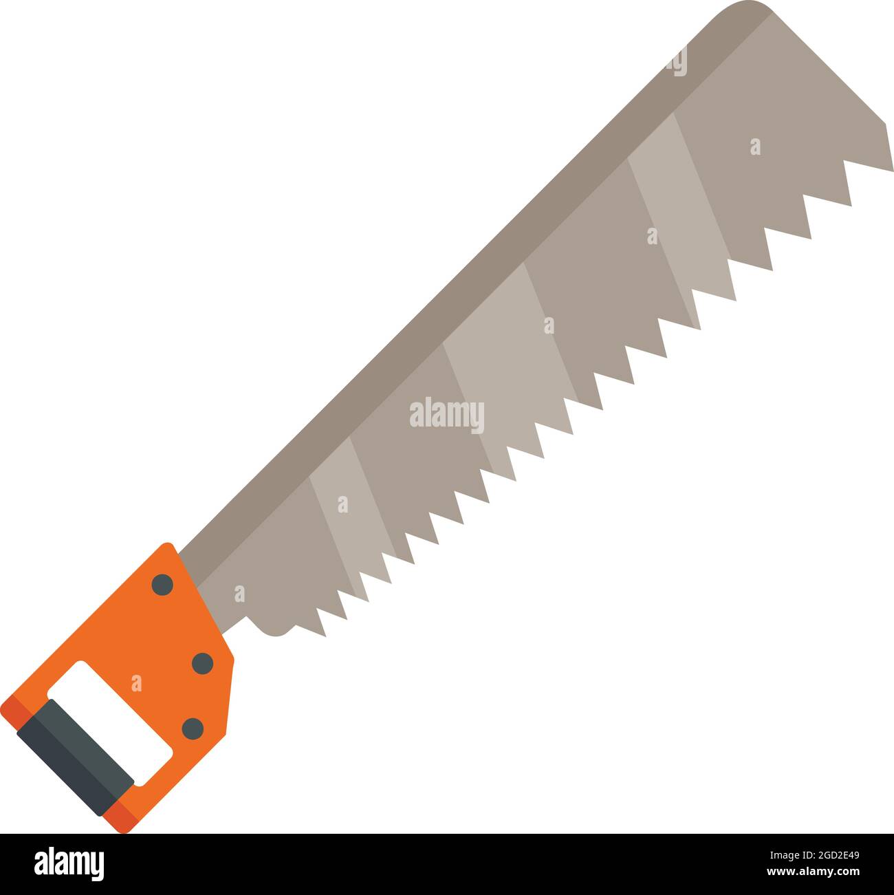 Back saw icon. Flat illustration of back saw vector icon isolated on ...