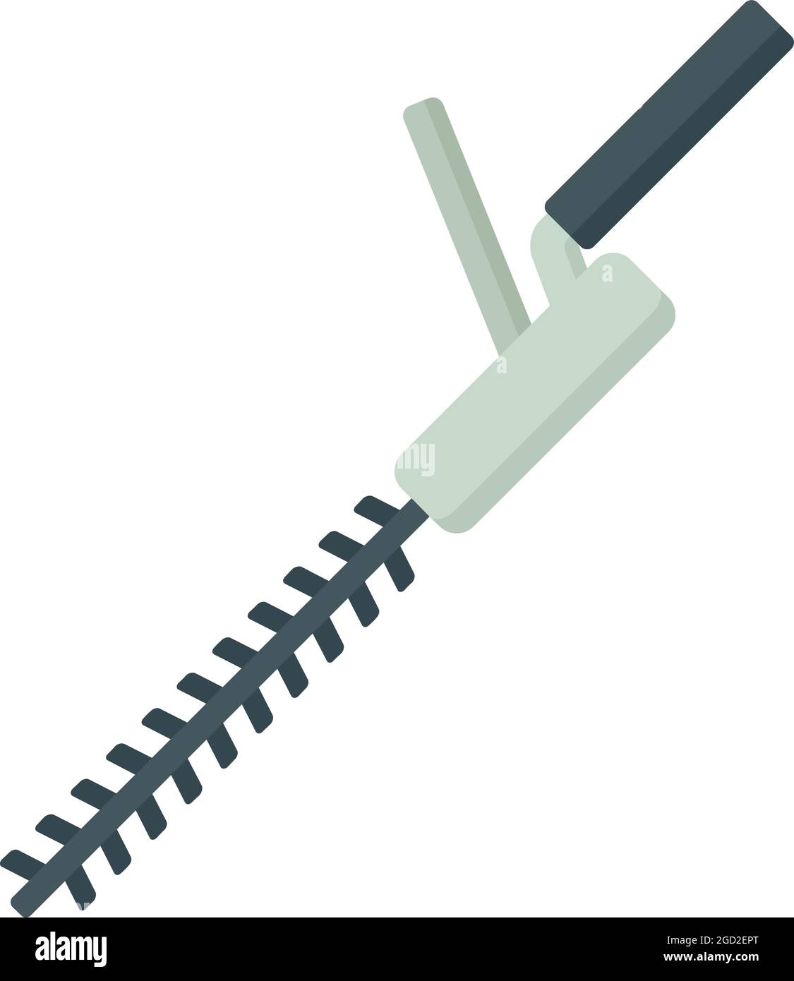 Brush cutter icon. Flat illustration of brush cutter vector icon ...