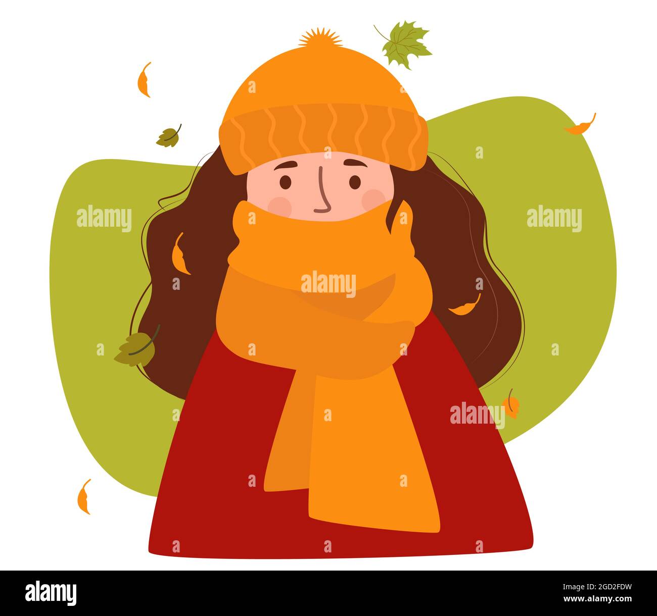 Wrapped up warm Stock Vector Images - Alamy