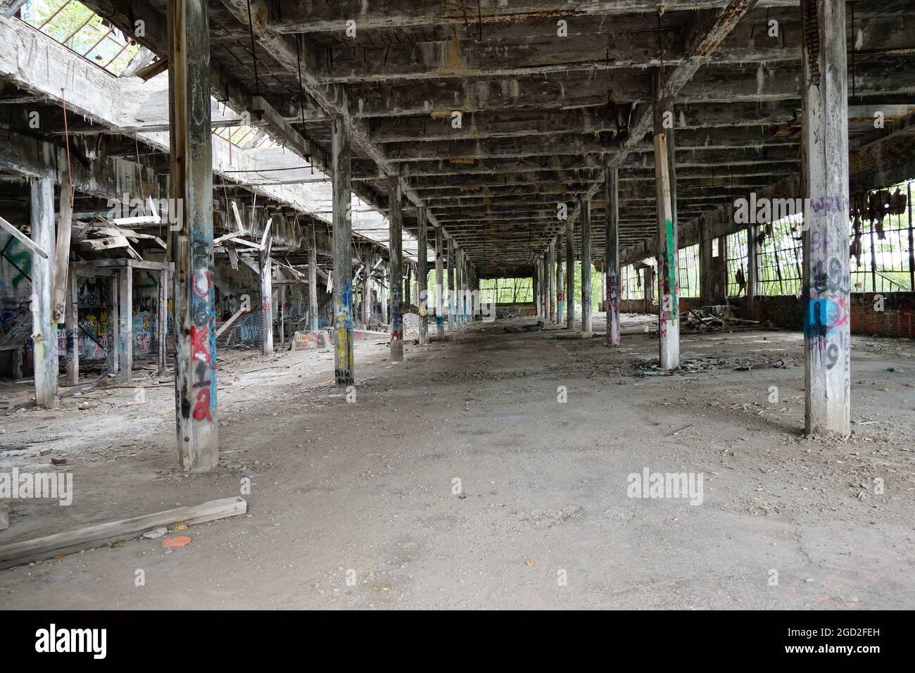 Copper stamp sands reclamation mill Stock Photo - Alamy
