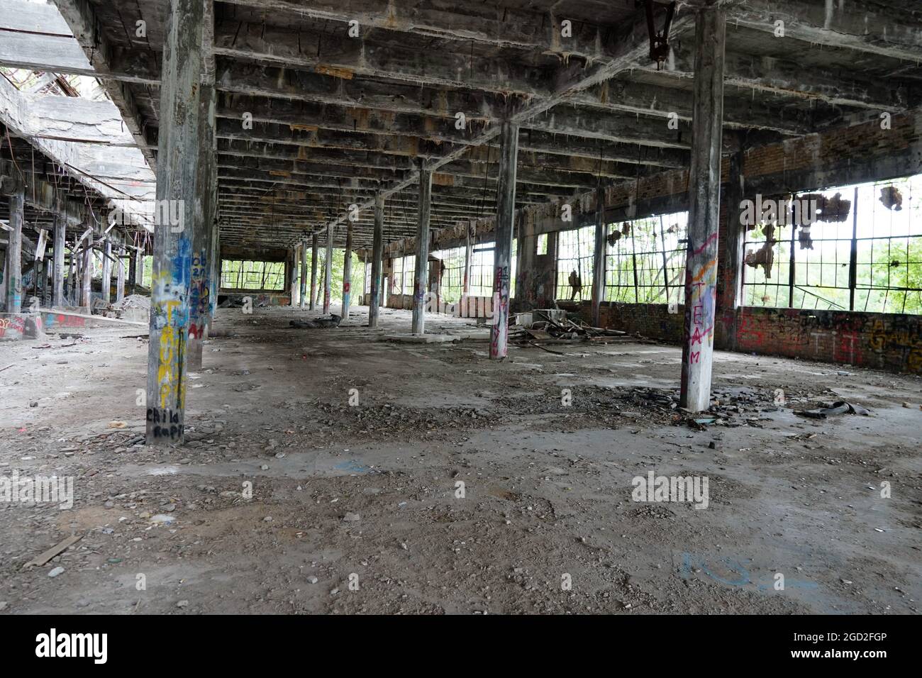 Copper stamp sands reclamation mill Stock Photo - Alamy
