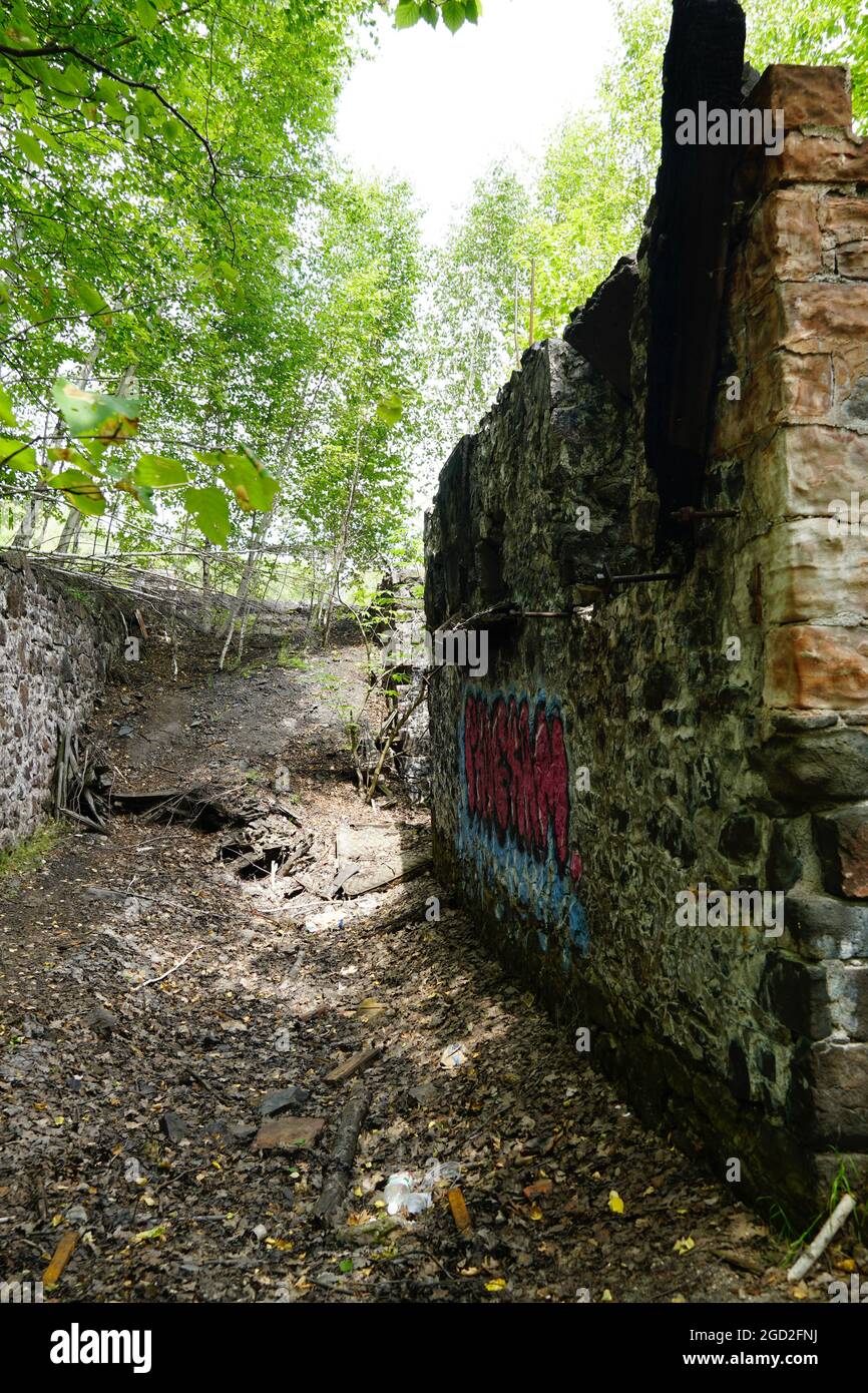 Copper stamp sands reclamation mill Stock Photo - Alamy
