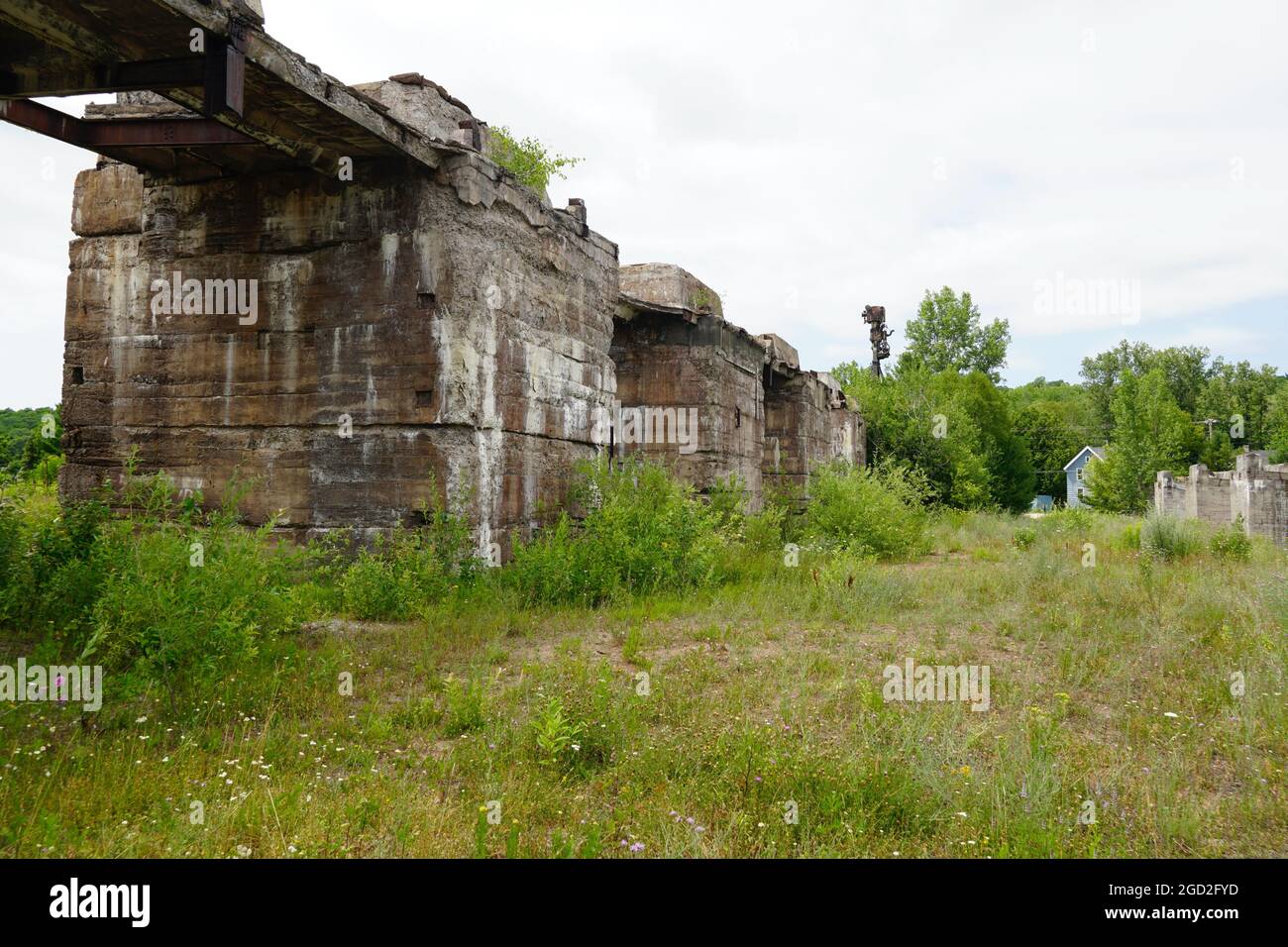 Abandoned Copper Stamping Mill Stock Photo - Alamy