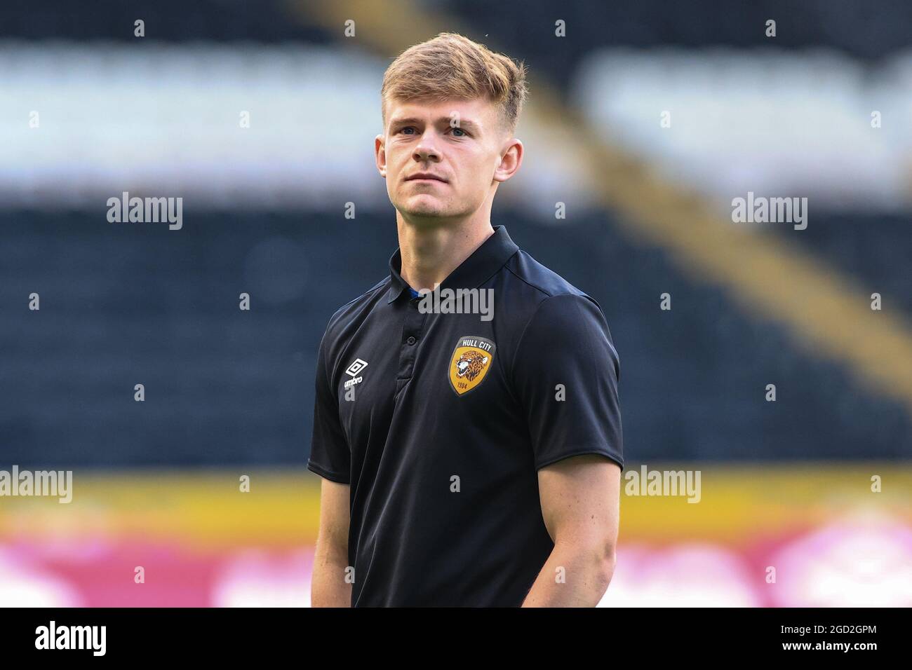 Will Jarvis #36 of Hull City walks out to inspect the pitch Stock Photo ...