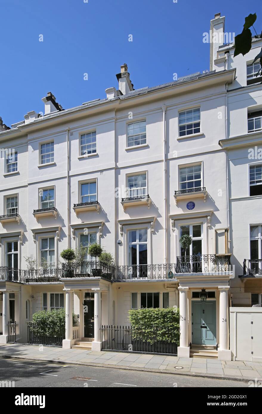 24 Chester Square, Belgravia, London, UK. Home of Mary Shelly - auther ...