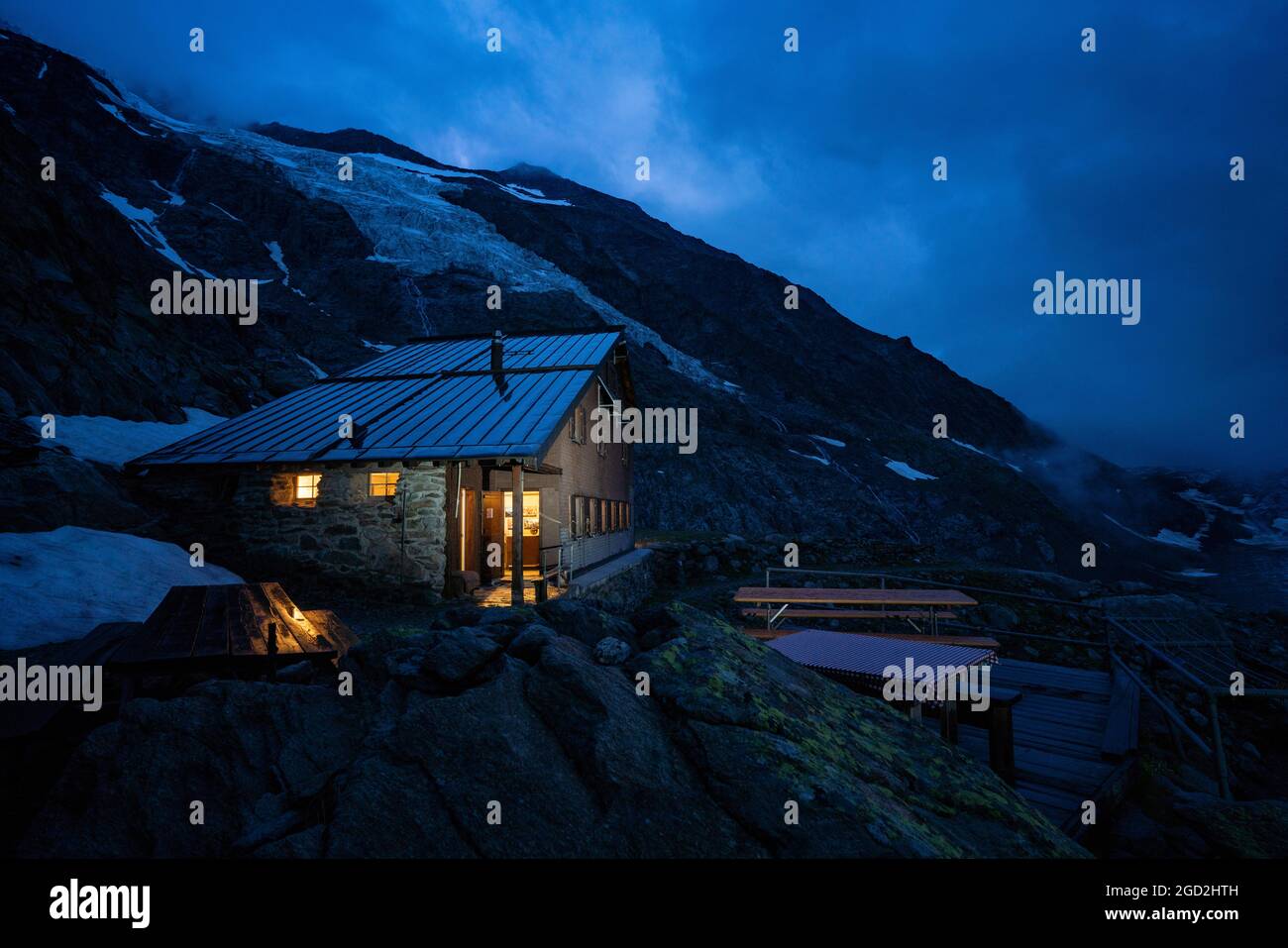 geography / travel, Switzerland, Schreckhornhuette (mountain cabin ...