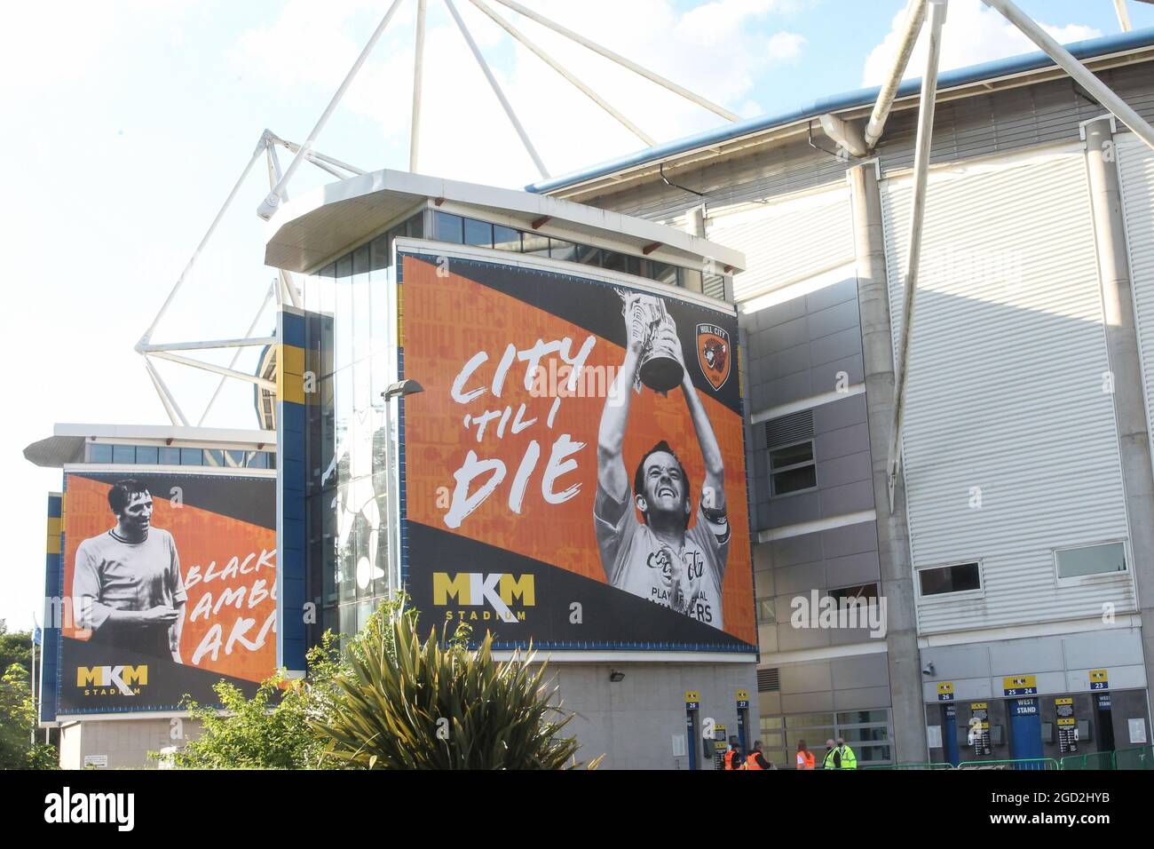 General view of the exterior of the MKM Stadium Stock Photo - Alamy
