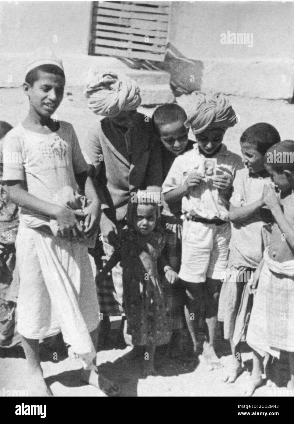 Children in Aden, Yemen (Yemeni children) ca. Unknown date Stock Photo ...