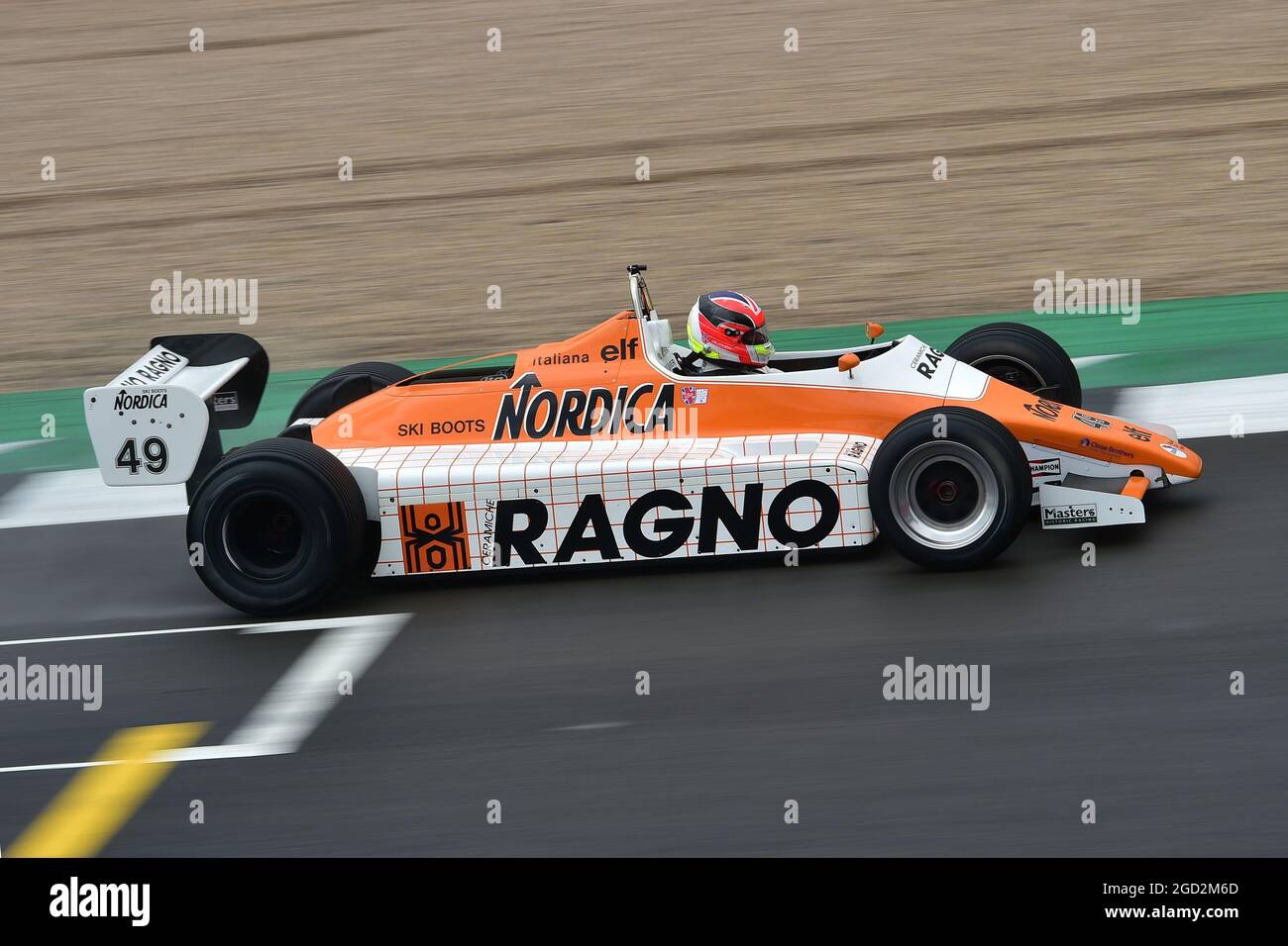 Neil Glover, Arrows A5, Murray Walker Memorial Trophy for Masters ...