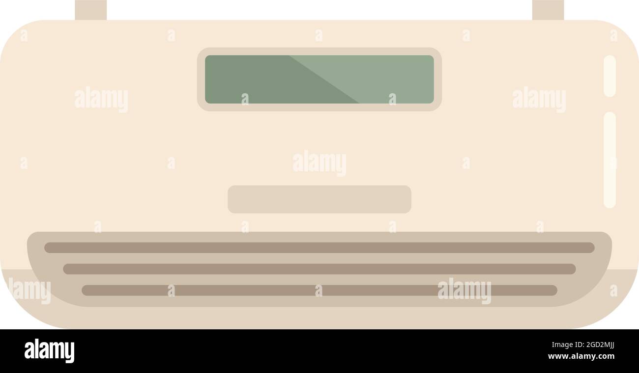 Air climate control icon. Flat illustration of air climate control ...