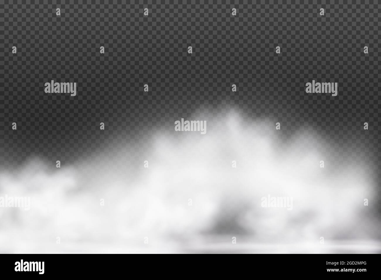 Cloudy sky or smog over the city.Vector illustration Stock Vector Image ...