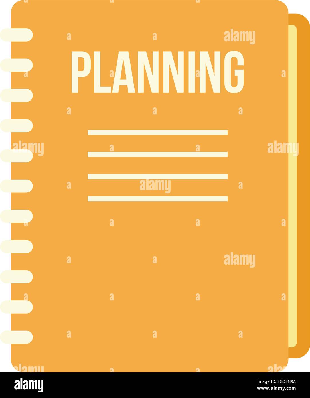 Life skills planning icon. Flat illustration of life skills planning ...