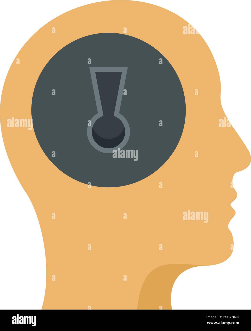 Mind skills icon. Flat illustration of mind skills vector icon isolated ...