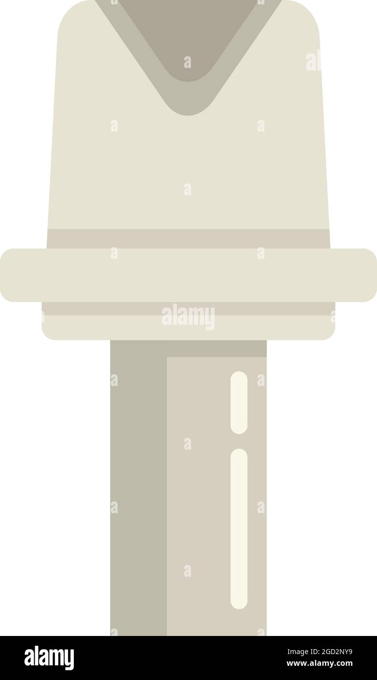 Tooth restoration icon. Flat illustration of tooth restoration vector ...