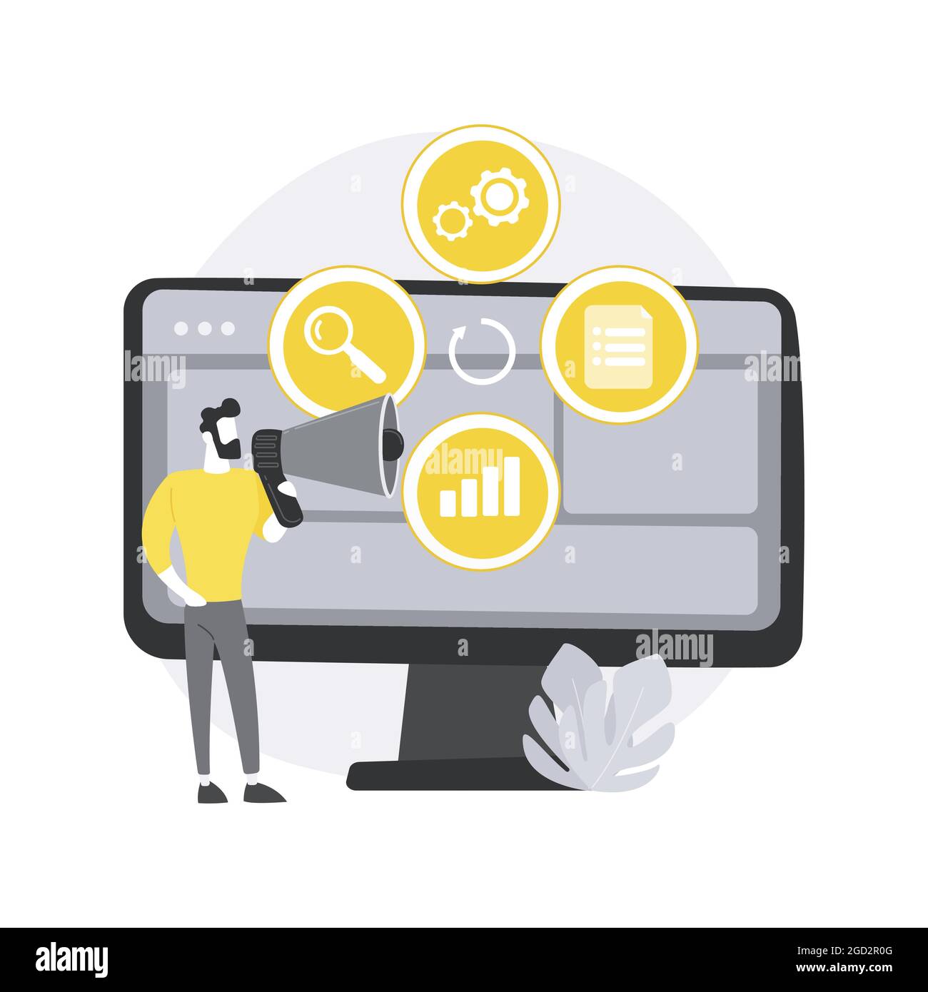 Marketing campaign abstract concept vector illustration Stock Vector ...