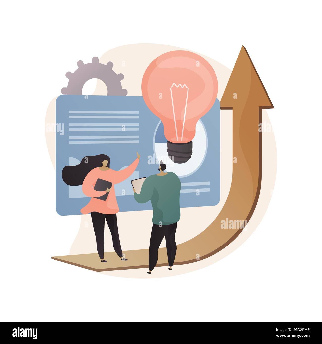 Sales plan for business abstract concept vector illustration Stock ...