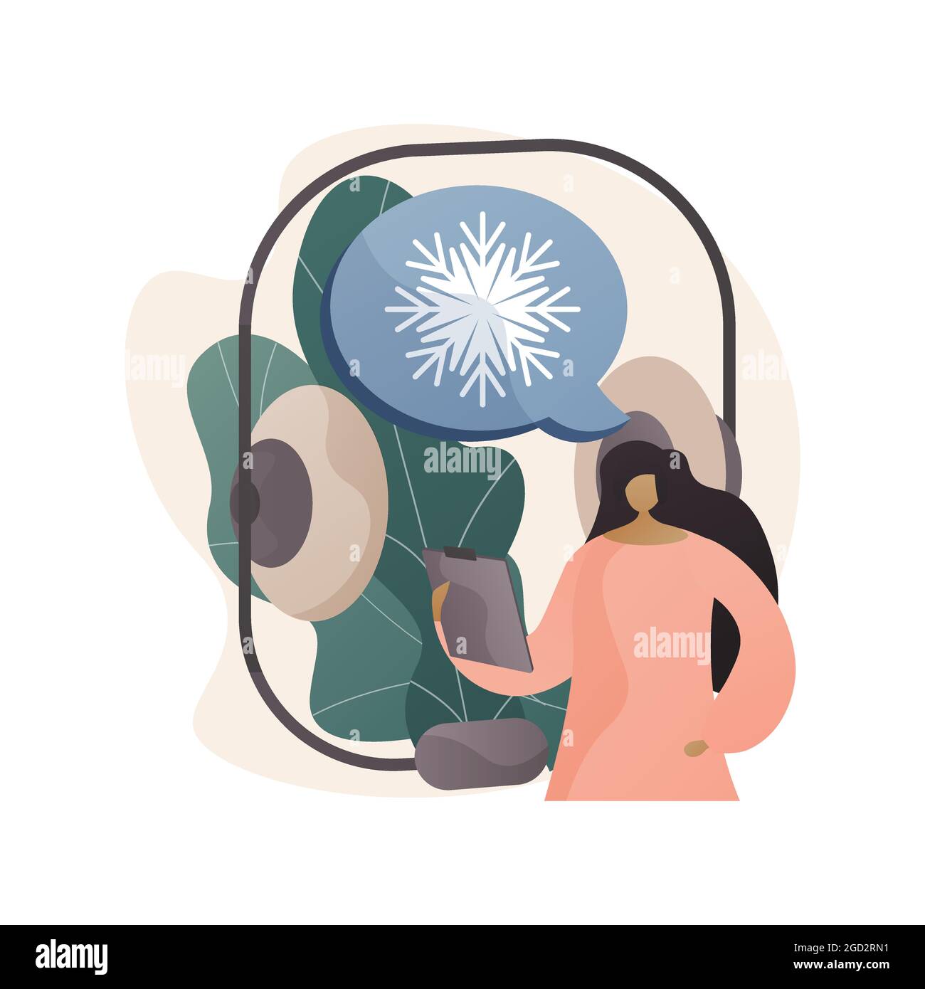 Cold calling abstract concept vector illustration Stock Vector Image ...