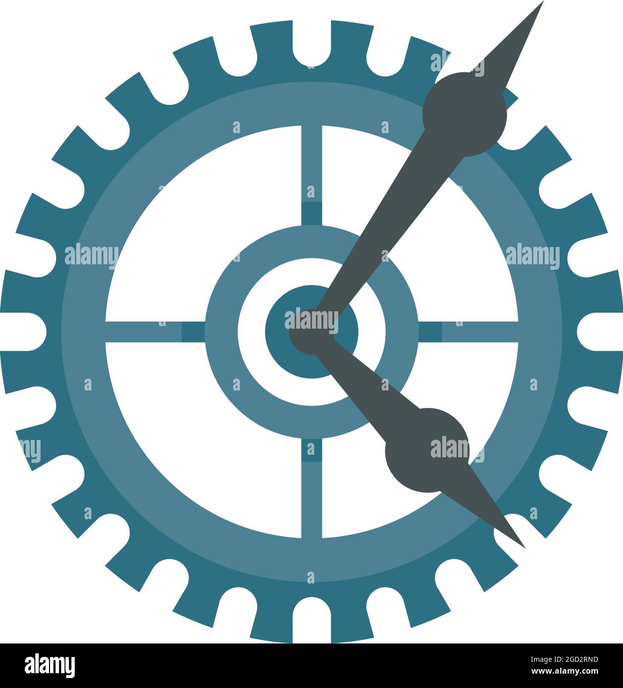 Parts watch repair icon. Flat illustration of parts watch repair vector ...
