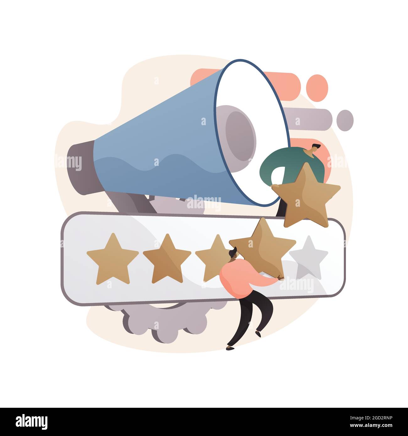 Brand reputation abstract concept vector illustration Stock Vector ...