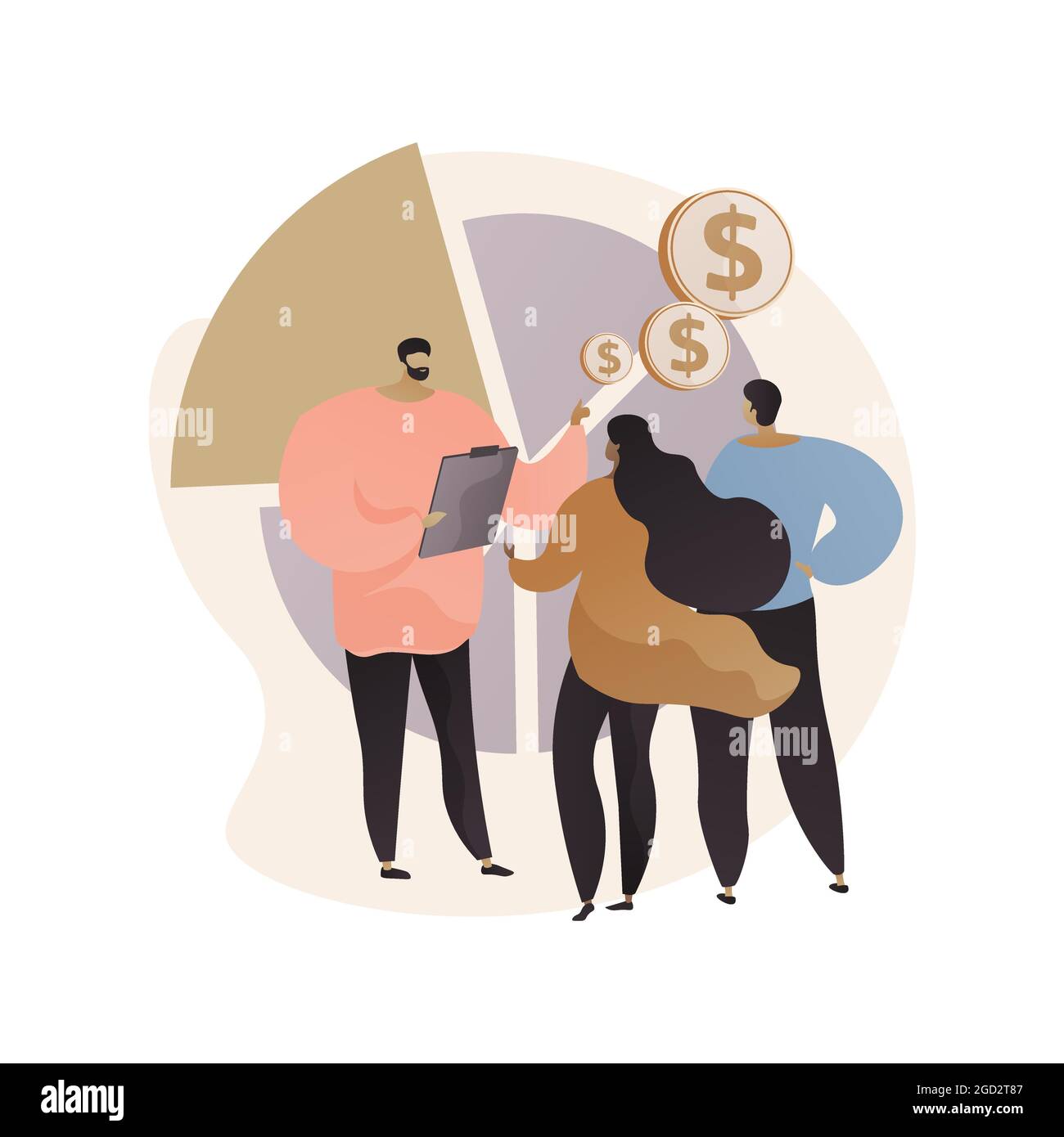 Consultative selling abstract concept vector illustration Stock Vector ...