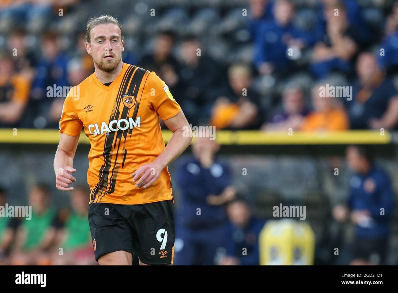 Tom Eaves #9 of Hull City during the game Stock Photo - Alamy