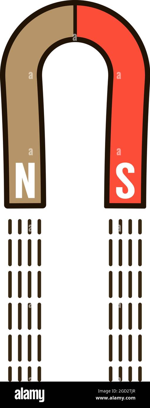 Simple Magnet Vector Illustration Stock Vector Image & Art - Alamy