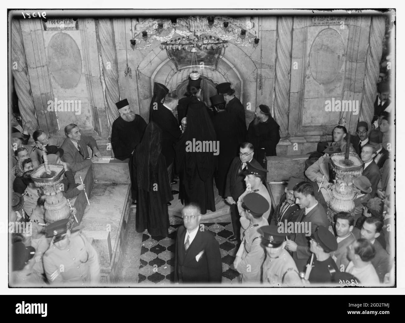 Calendar of religious ceremonies in Jerusalem during Easter period ...