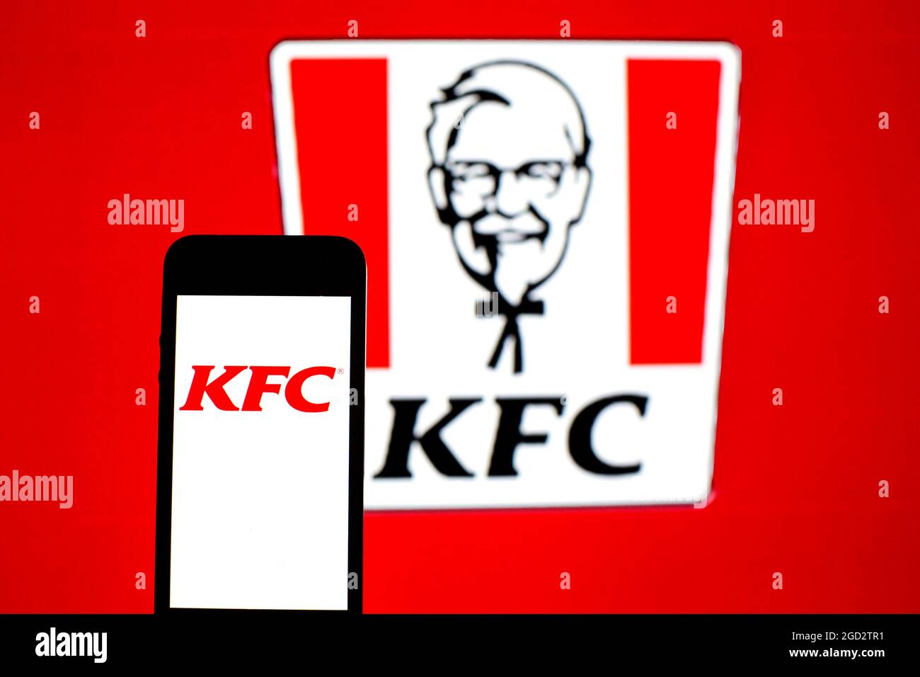 Kentucky fried chicken logo hi-res stock photography and images - Alamy