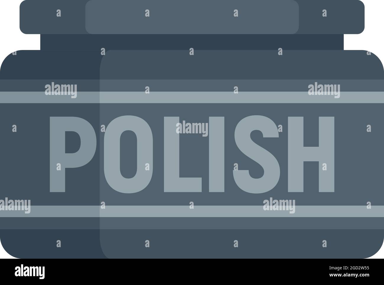 Shoe polish icon. Flat illustration of shoe polish vector icon isolated ...