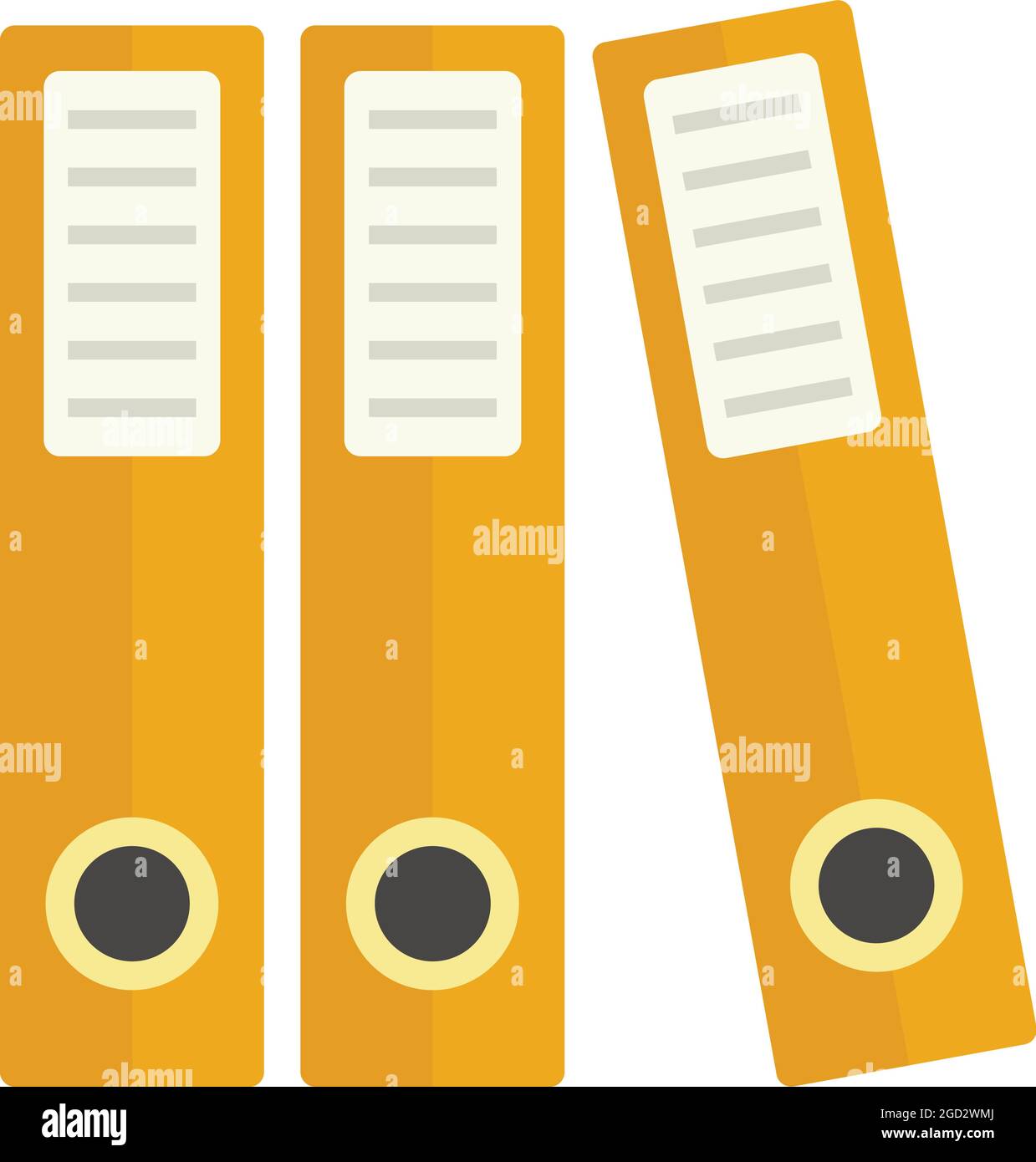 Audit folder icon. Flat illustration of audit folder vector icon ...