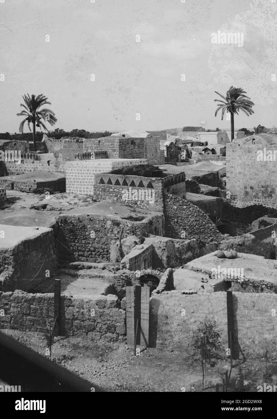 General view of the city of Lydda or Lod ca. 1900 Stock Photo - Alamy