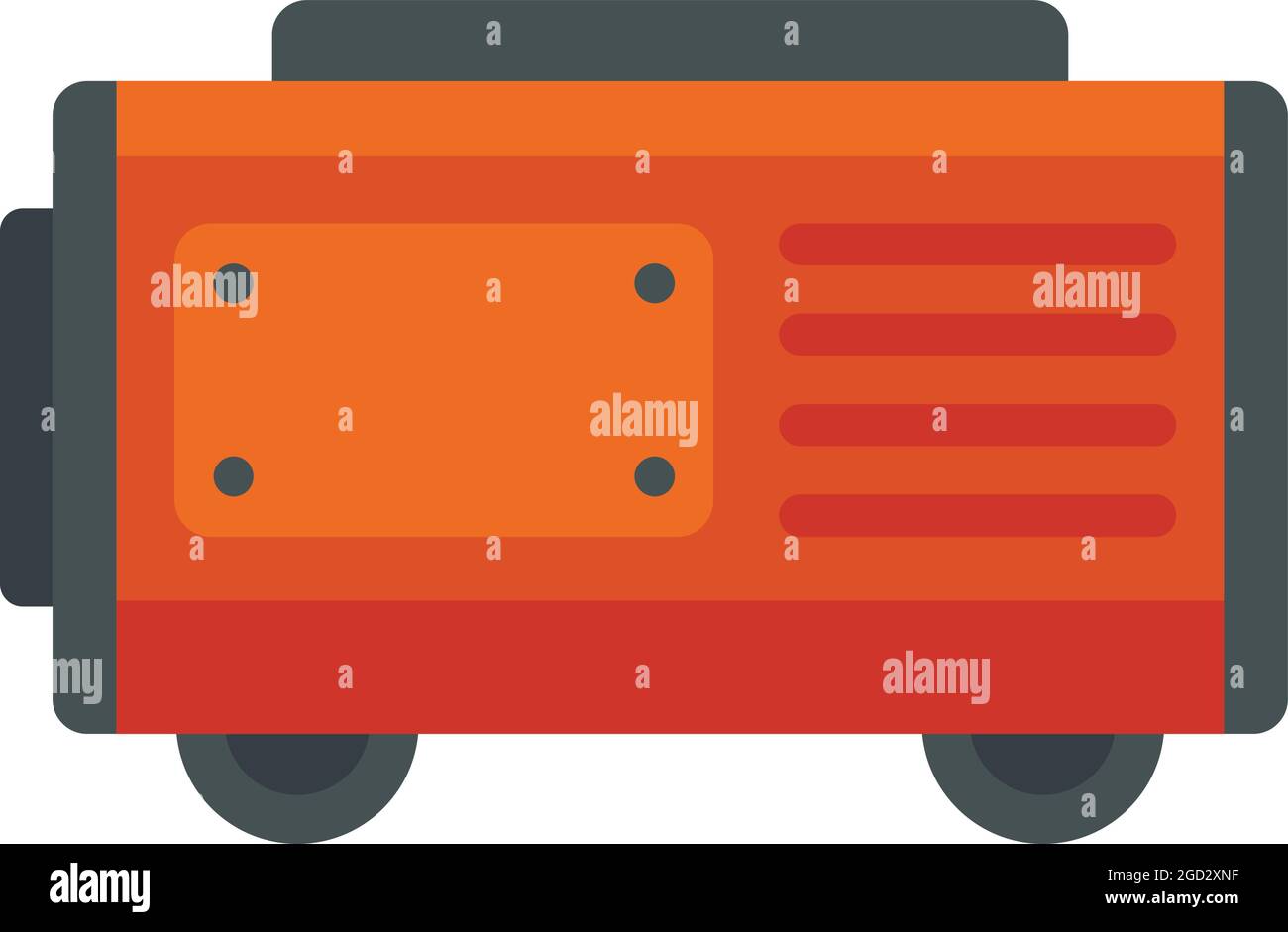 Fuel generator icon. Flat illustration of fuel generator vector icon ...