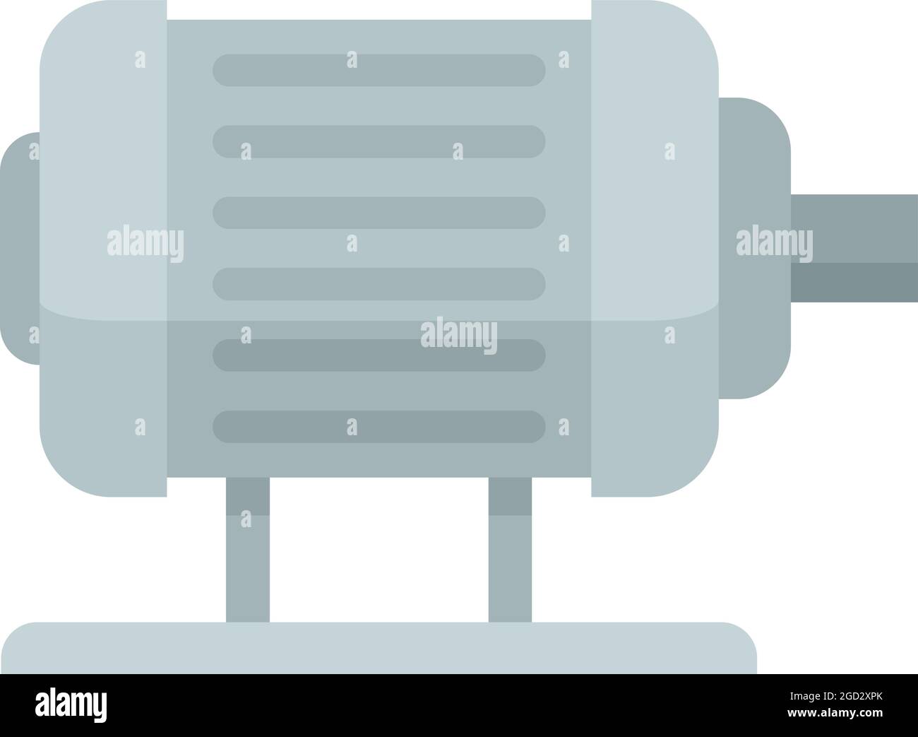 Electric motor icon. Flat illustration of electric motor vector icon ...