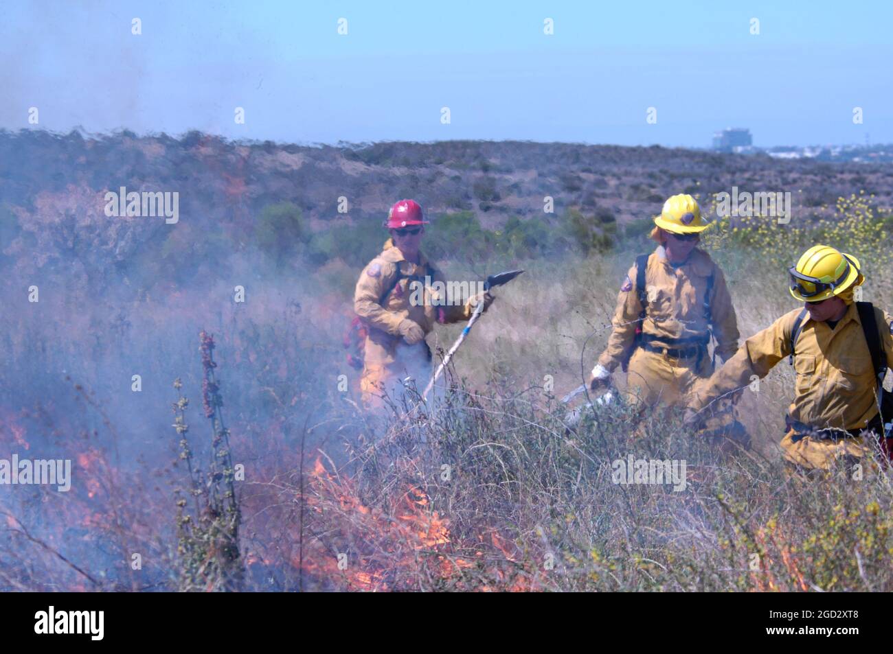 Firefighter drip torch hi-res stock photography and images - Alamy