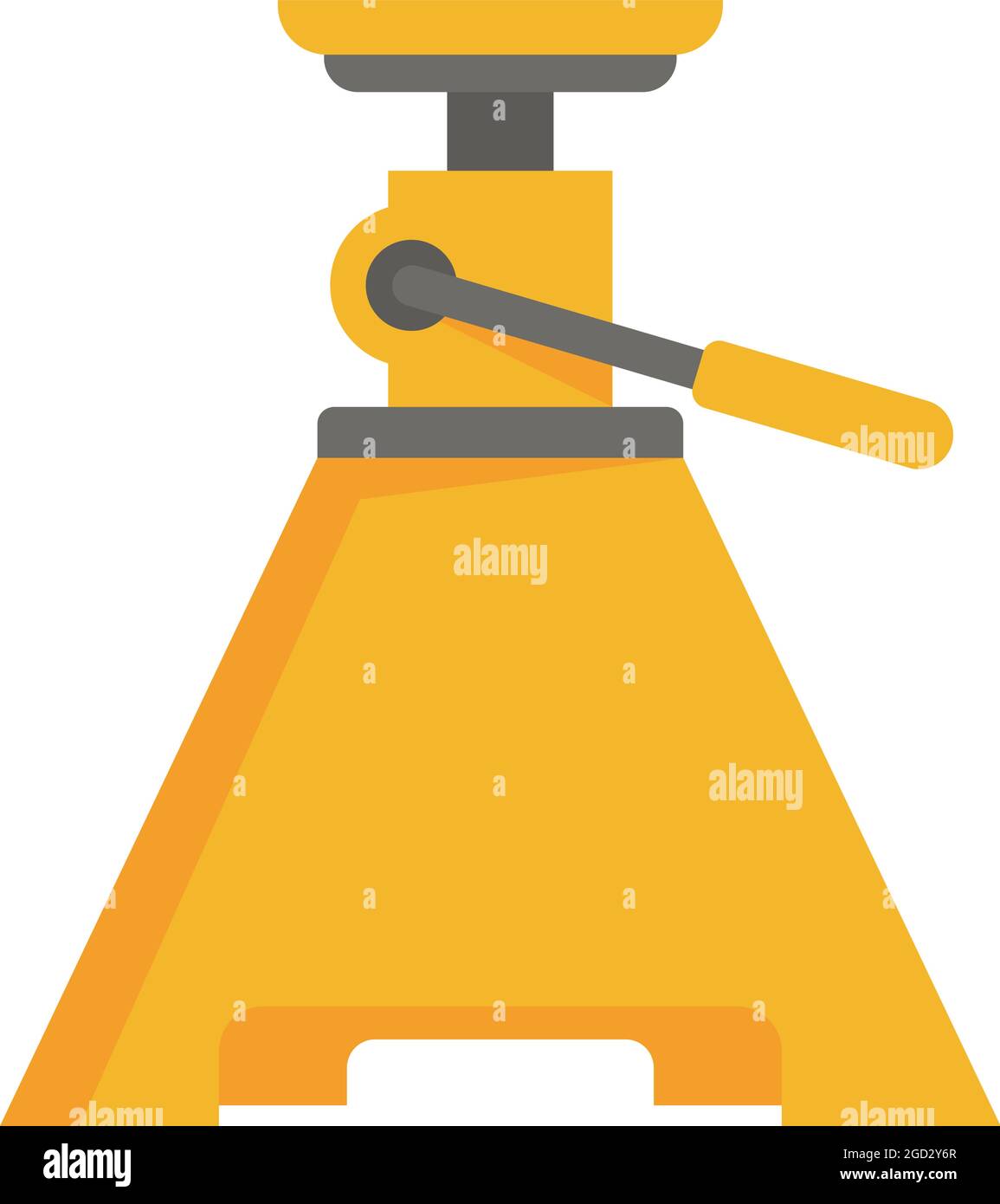 Tool jack-screw icon. Flat illustration of tool jack-screw vector icon ...