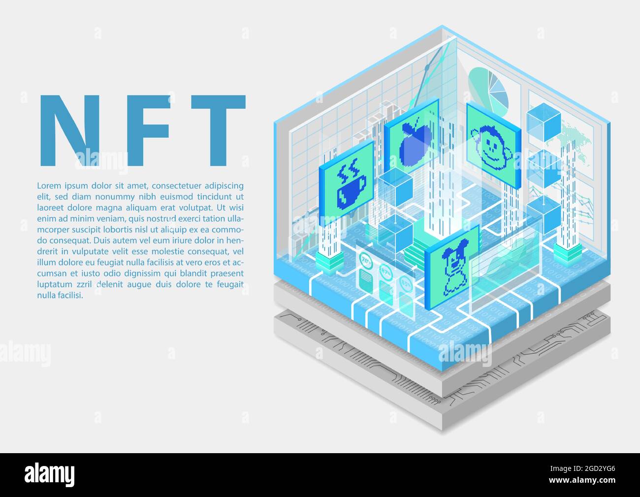 Digital artwork Stock Vector Images - Alamy