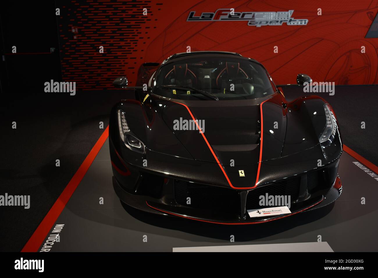 Museo Ferrari Maranello Black La Ferrari Stock Photo - Alamy