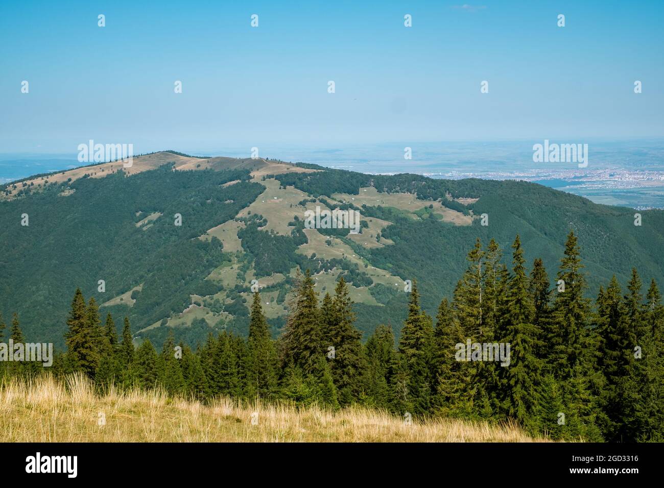 view from Cindrel mountains, Romania Stock Photo - Alamy