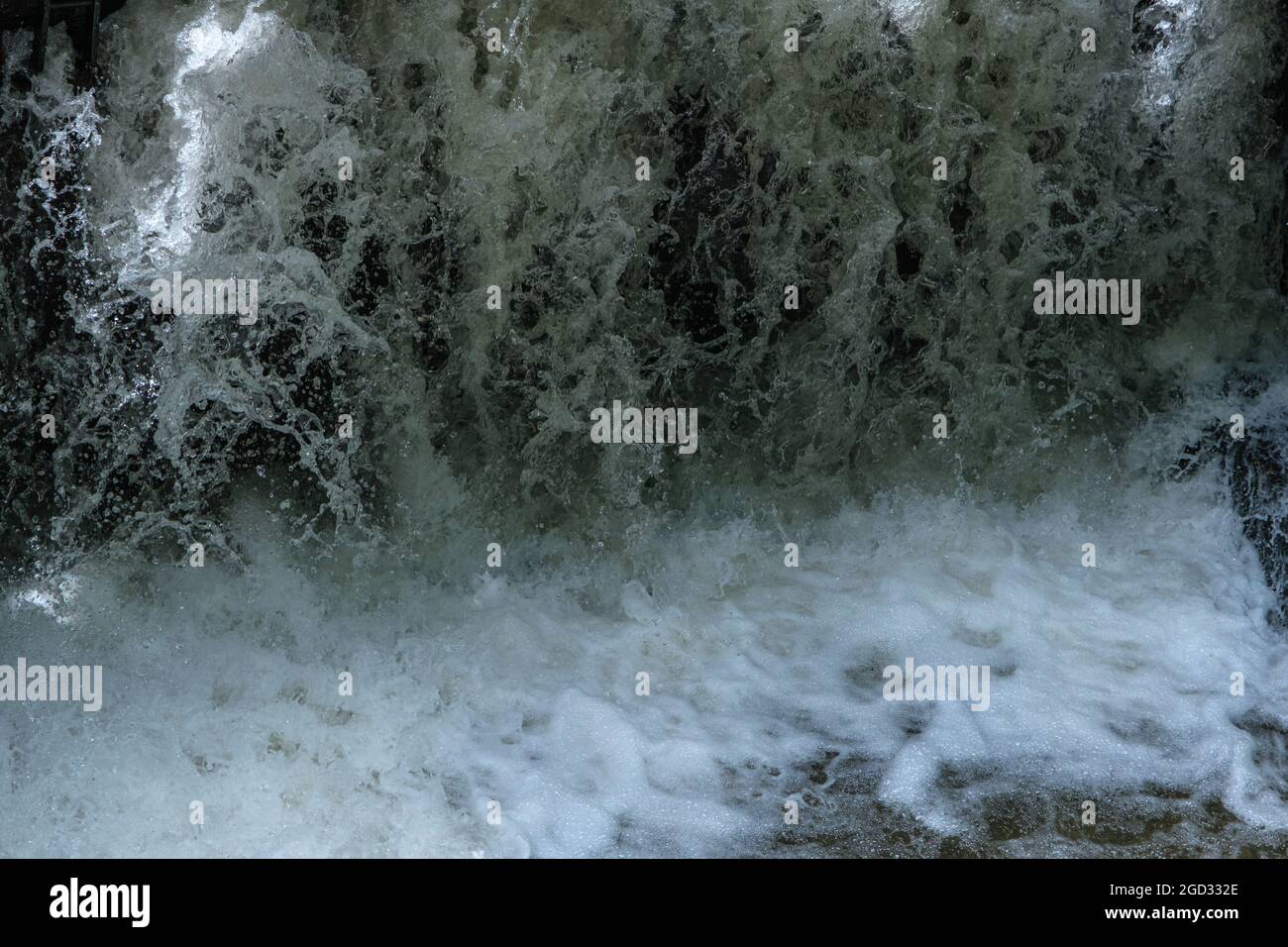 Water in motion, rough current, waterfall, high water Stock Photo - Alamy